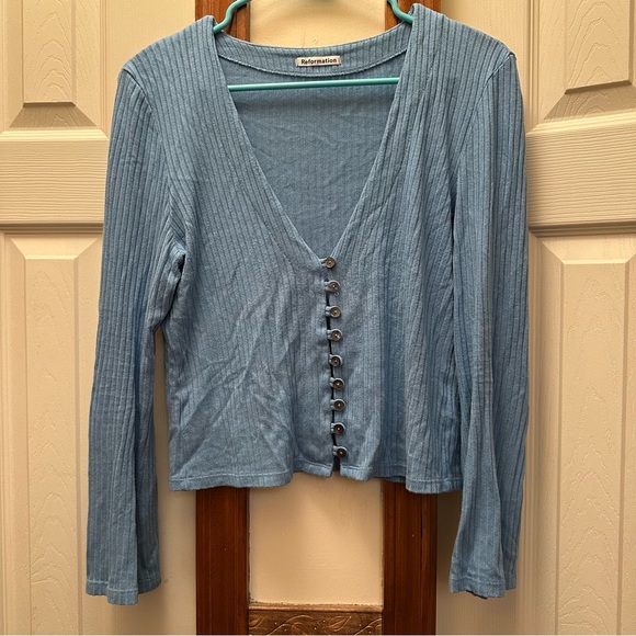 Reformation | Tops | Reformation Gellar Button Down Shirt | Poshmark